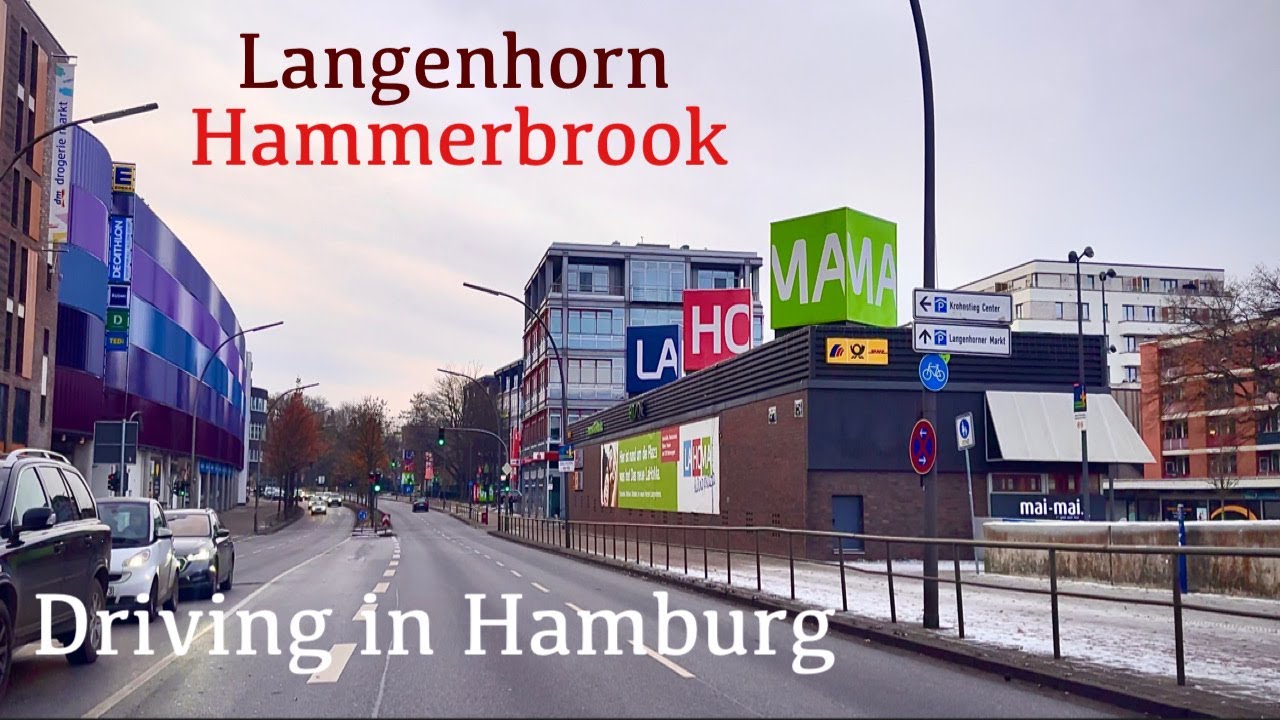 Driving in Hamburg [Langenhorn ️ Hammerbrook]** - YouTube