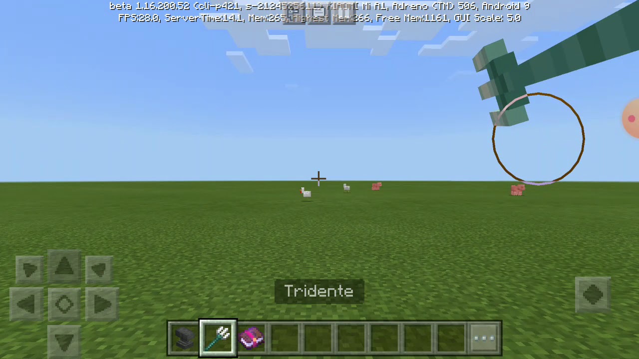 como volar con el tridente en minecraft - YouTube