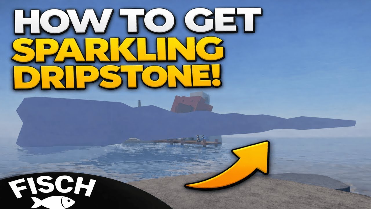 How To Get Sparkling Dripstone in Fisch | Roblox - YouTube