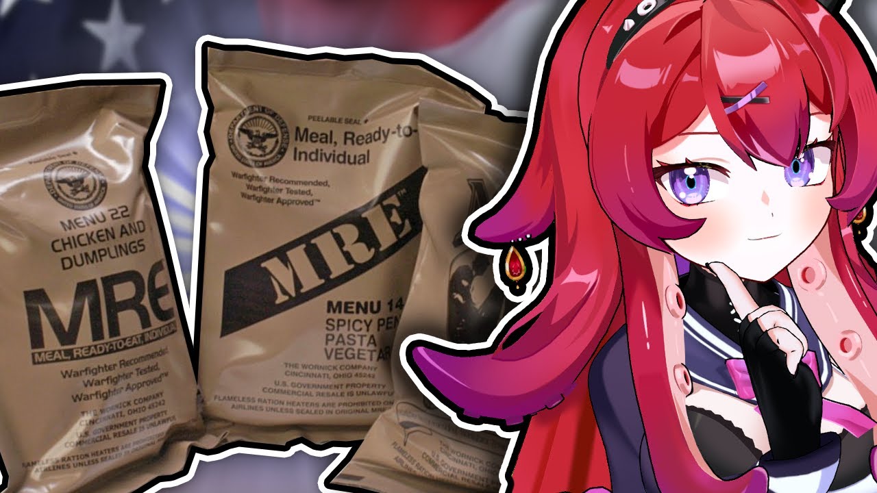 Lets Try American MREs! | 【 Vtuber 】 - YouTube