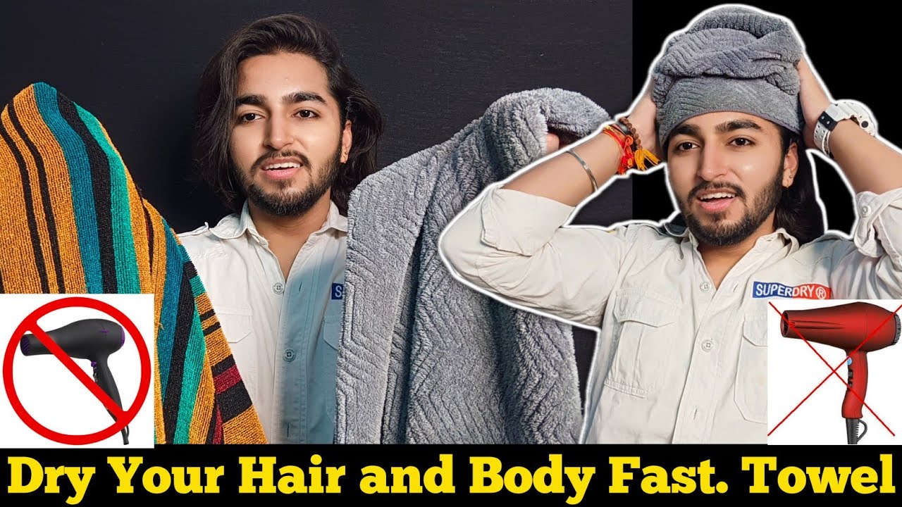 Best Towel For Dry Your Body and Hairs Very Fast - YouTube