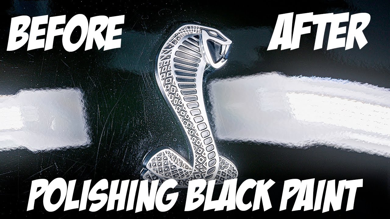 Best Way To Do Paint Correction On Black Car - YouTube