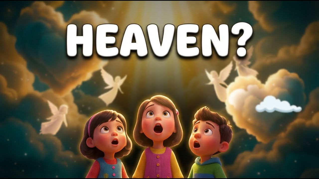 Heaven Is a Happy Place 🙌 Christian Kids Worship Song - YouTube