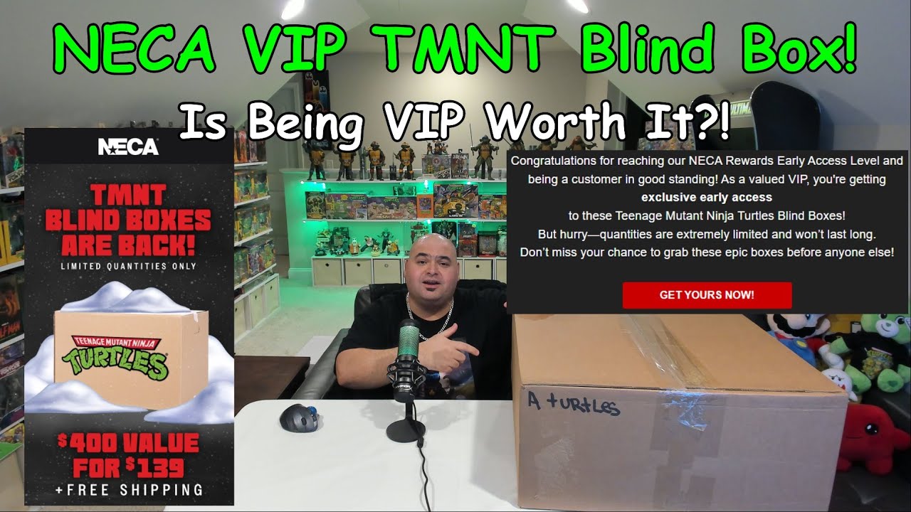 NECA VIP TMNT Blind Box! - YouTube