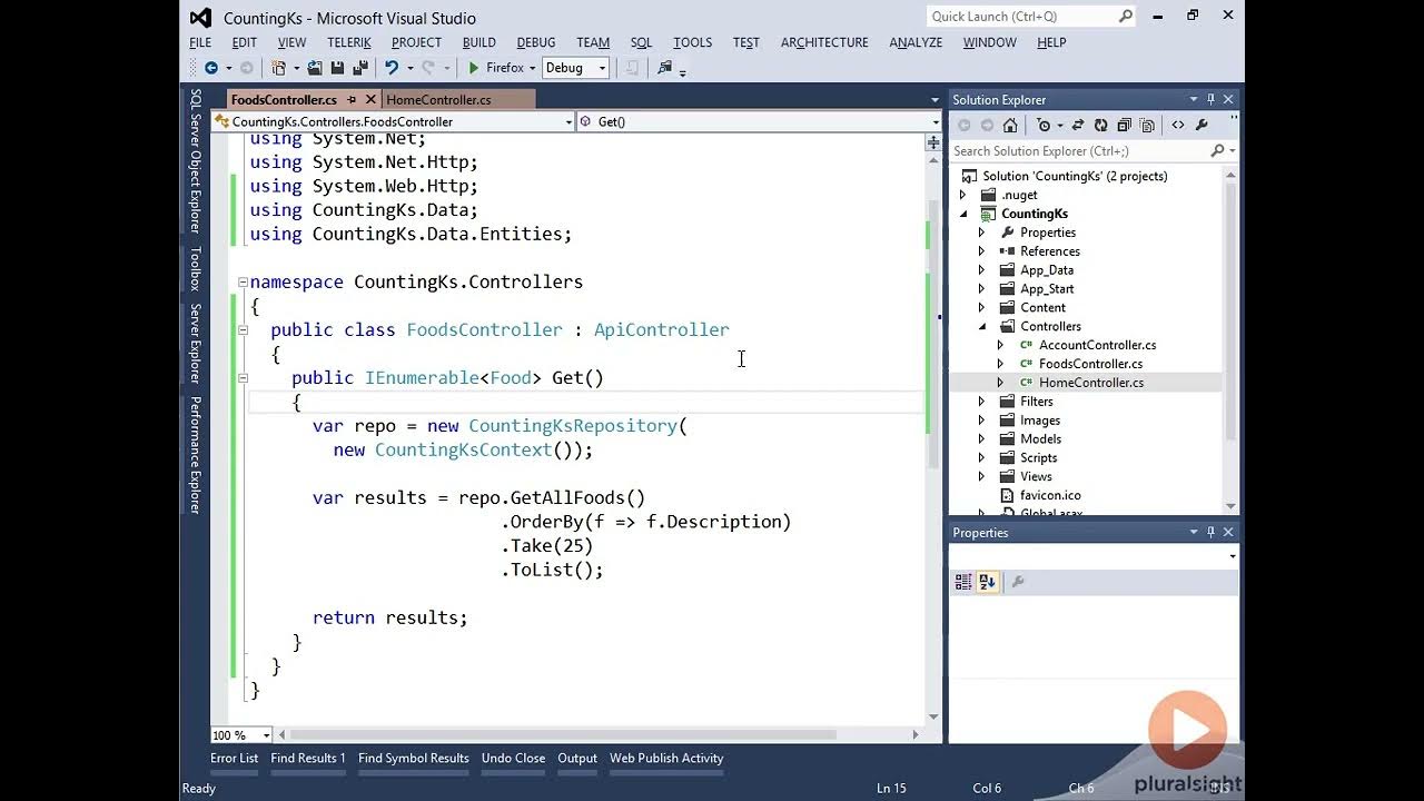 ASP.NET Intermediate 1 - 2.08 Serialization in Web API - YouTube
