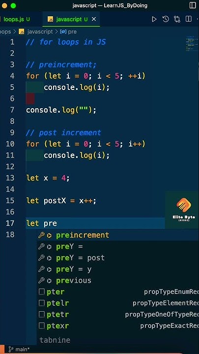Postfix and Prefix in JavaScript - YouTube