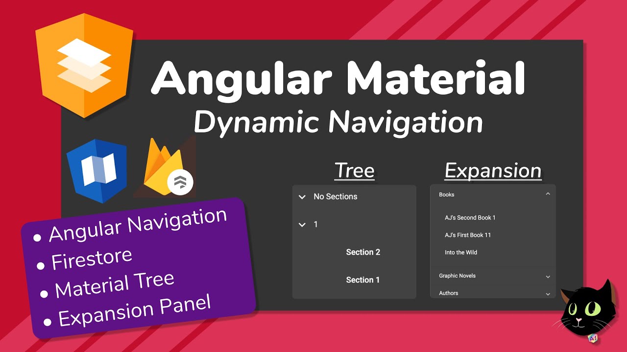 Angular Material Dynamic Navigation From Firestore Using Expansion