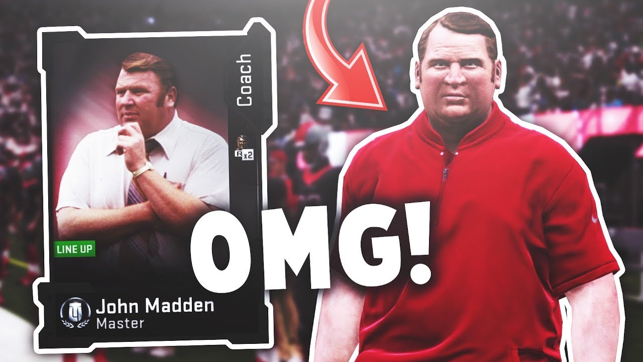 UNLOCKING *RARE* JOHN MADDEN COACH! Madden 19 Pack Opening - YouTube