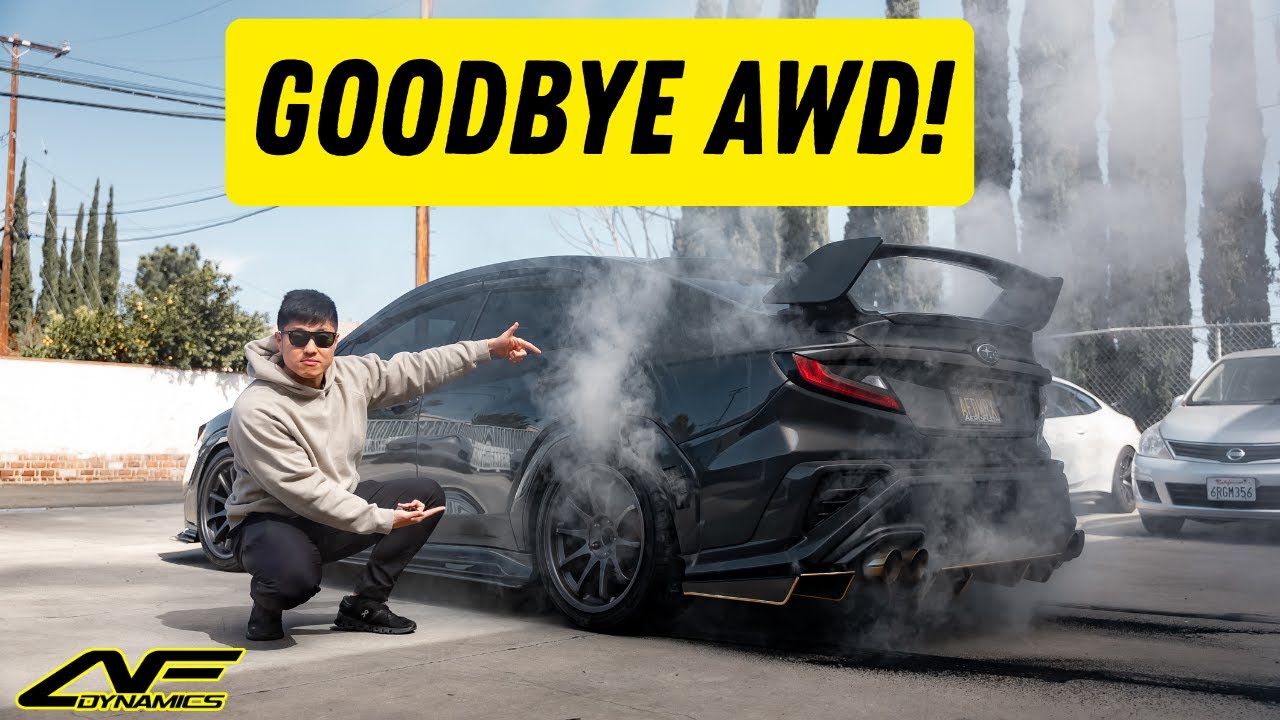 FIRST DRIVE IN OUR RWD SWAPPED WRX! VLOG 20 - YouTube