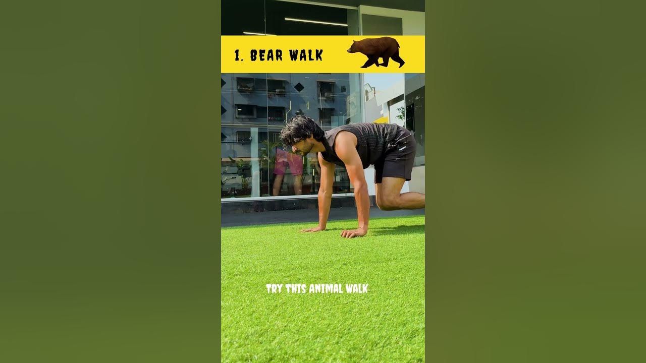 Animal Walk Exercise #animalflow #animalwalk #fitness #yogaflow #yoga ...