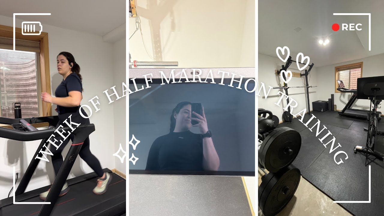 WEEK OF HALF TRAINING | a very realistic week of what training for my ...