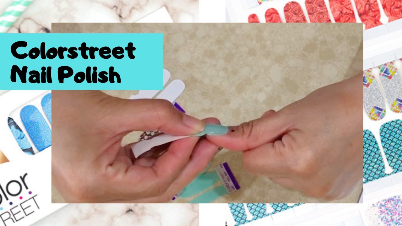 Colorstreet Nail Polish Application | Colorstreet Nails | How to - YouTube