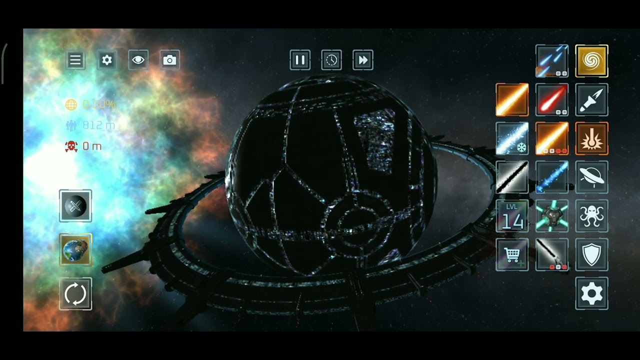 how to destroy machine world orbital ring in solar smash - YouTube