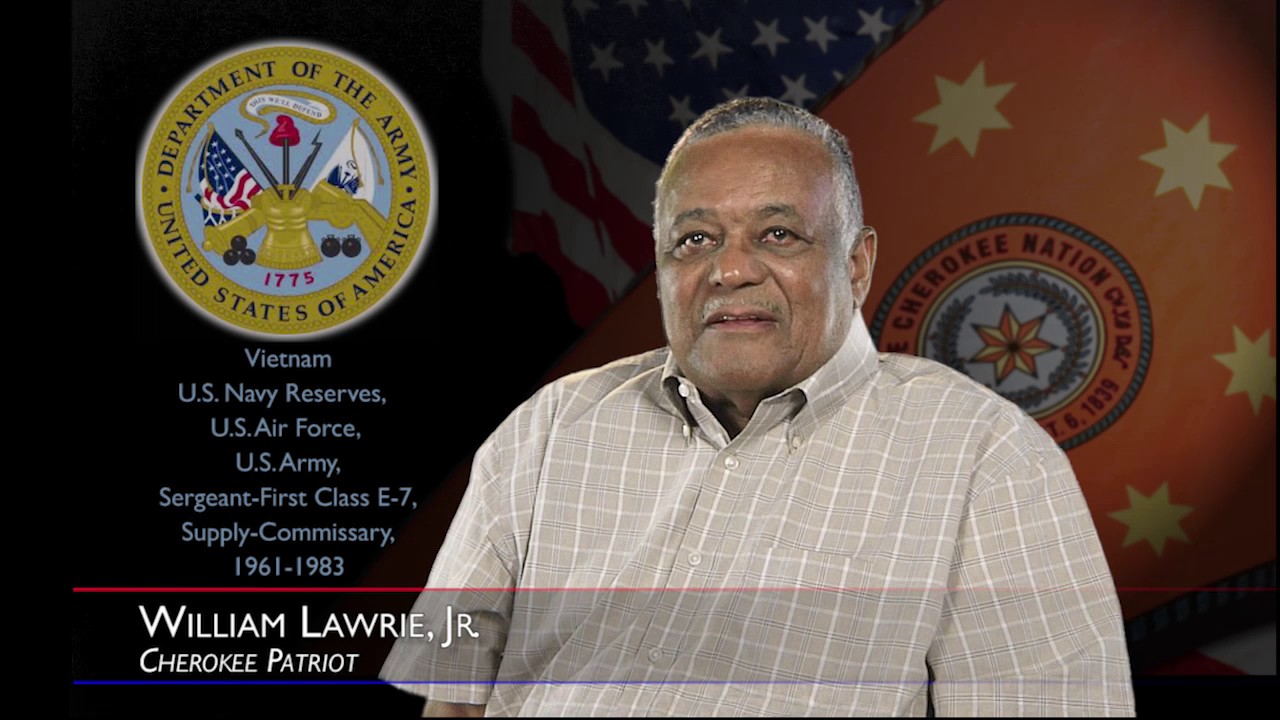 Cherokee Veteran William Lawrie, Jr. - YouTube