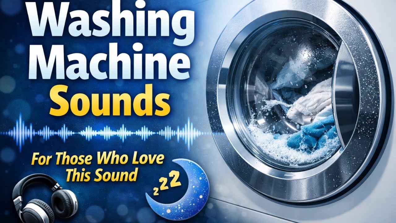 Washing Machine Sounds/For Those Who Love This Sound/30 min - YouTube