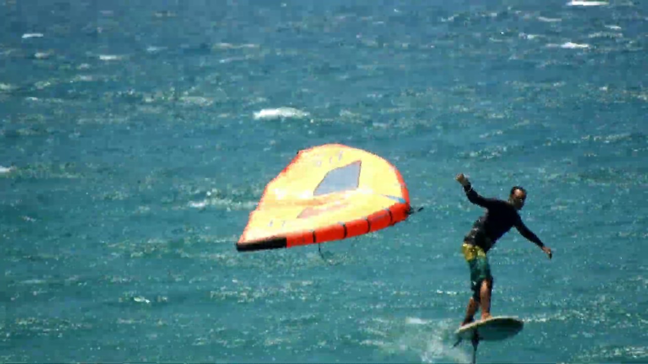 גלישת ווינג סרף-עמית ענבר גולש ווינג סרף על סנפיר הידרו פוויל -amit ...