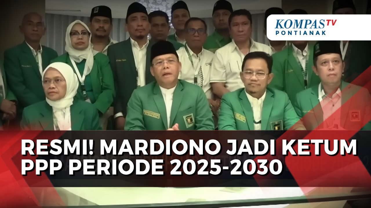 Mardiono Terpilih Jadi Ketum PPP untuk Periode 2025-2030 - YouTube