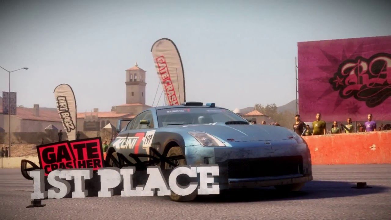 Dirt 2: Nissan 350z - BAJA gate crasher (Bence) - YouTube