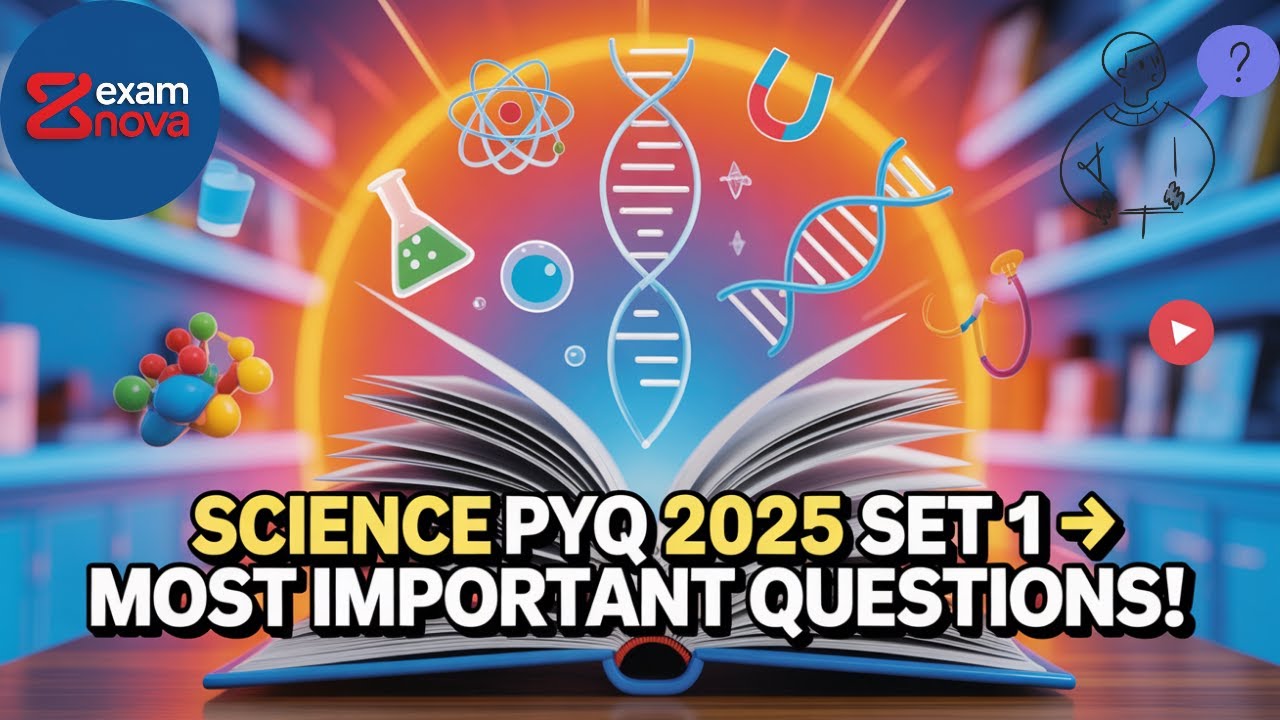 Class 10 Science PYQ 2025 Set 1 | Board Questions with Answers 🔥 - YouTube