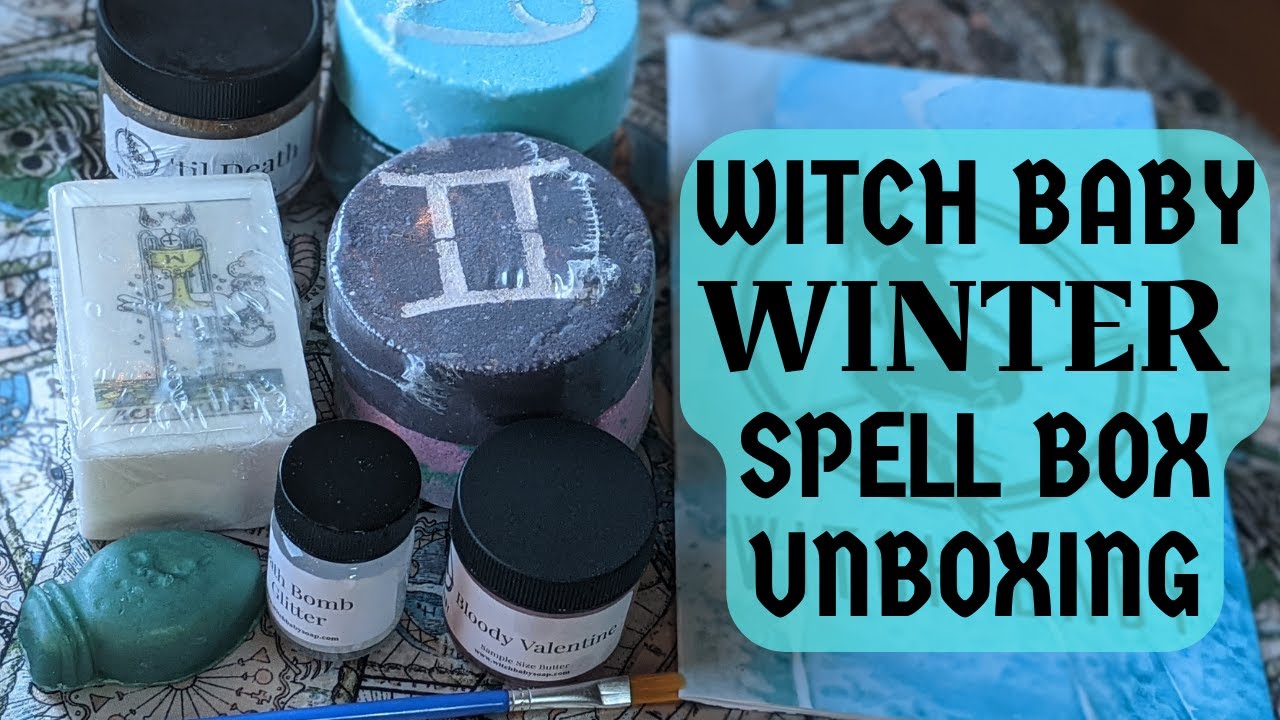 Witch Baby Soap Spell Box Unboxing - Astrology Bath Subscription Box - YouTube