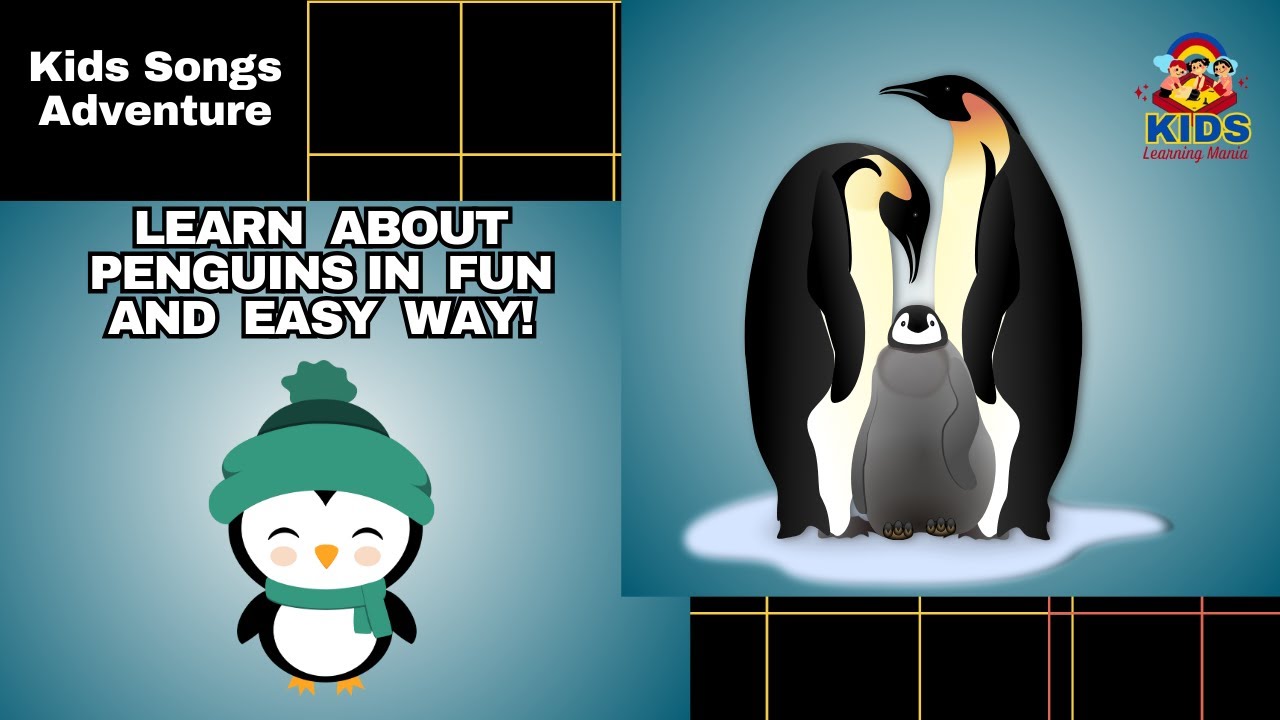 The Penguin Song | Penguin Song for Kids|Penguin Poem |Kids Learning ...