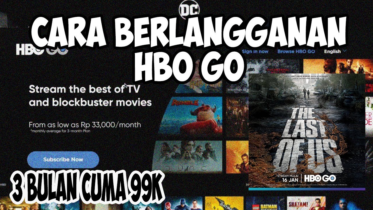 CARA BERLANGGANAN HBO GO 2023 - YouTube