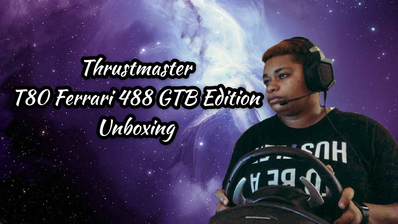 Thrustmaster T80 Ferrari 488 GTB Edition Racing Wheel (PS4) Unboxing ...