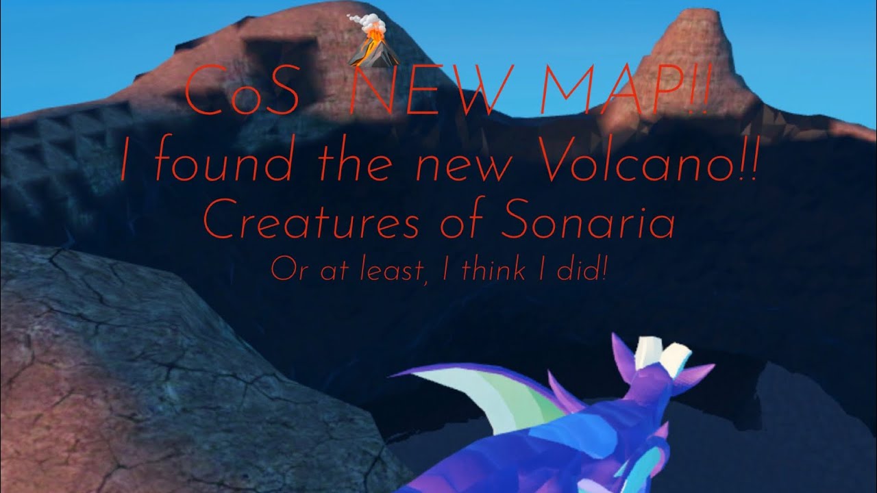 NEW VOLCANO | FOUND | CREATURES OF SONARIA NEW MAP | ROBLOX CREATURES ...