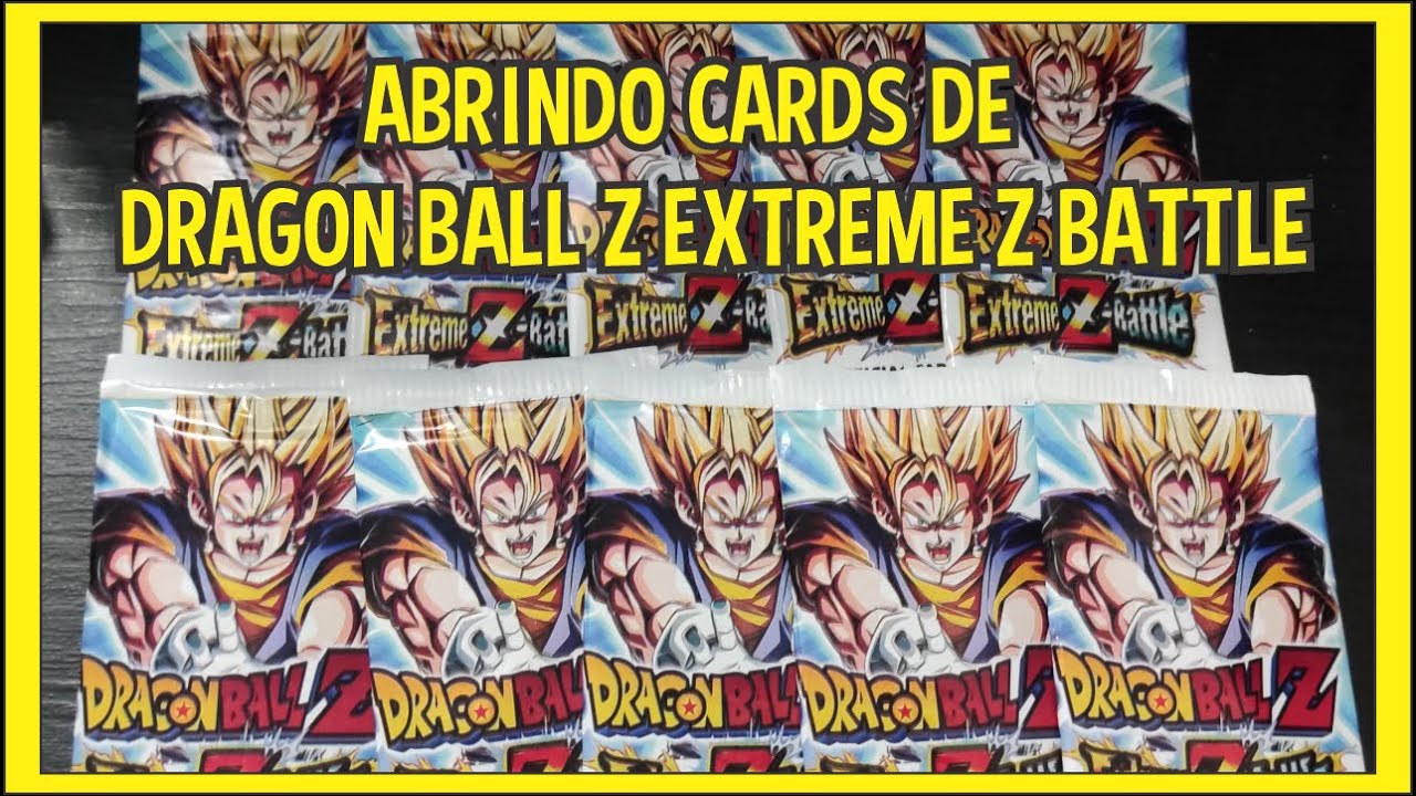 ABRINDO CARDS DE DRAGON BALL Z EXTREME Z BATTLE - YouTube