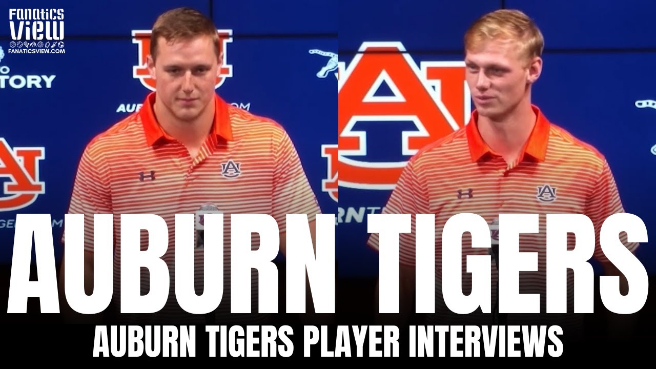 Auburn's Luke Deal & Anders Carlson React to Penn State Loss, Kicking ...