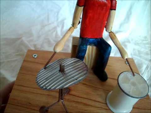 drummer automaton - YouTube