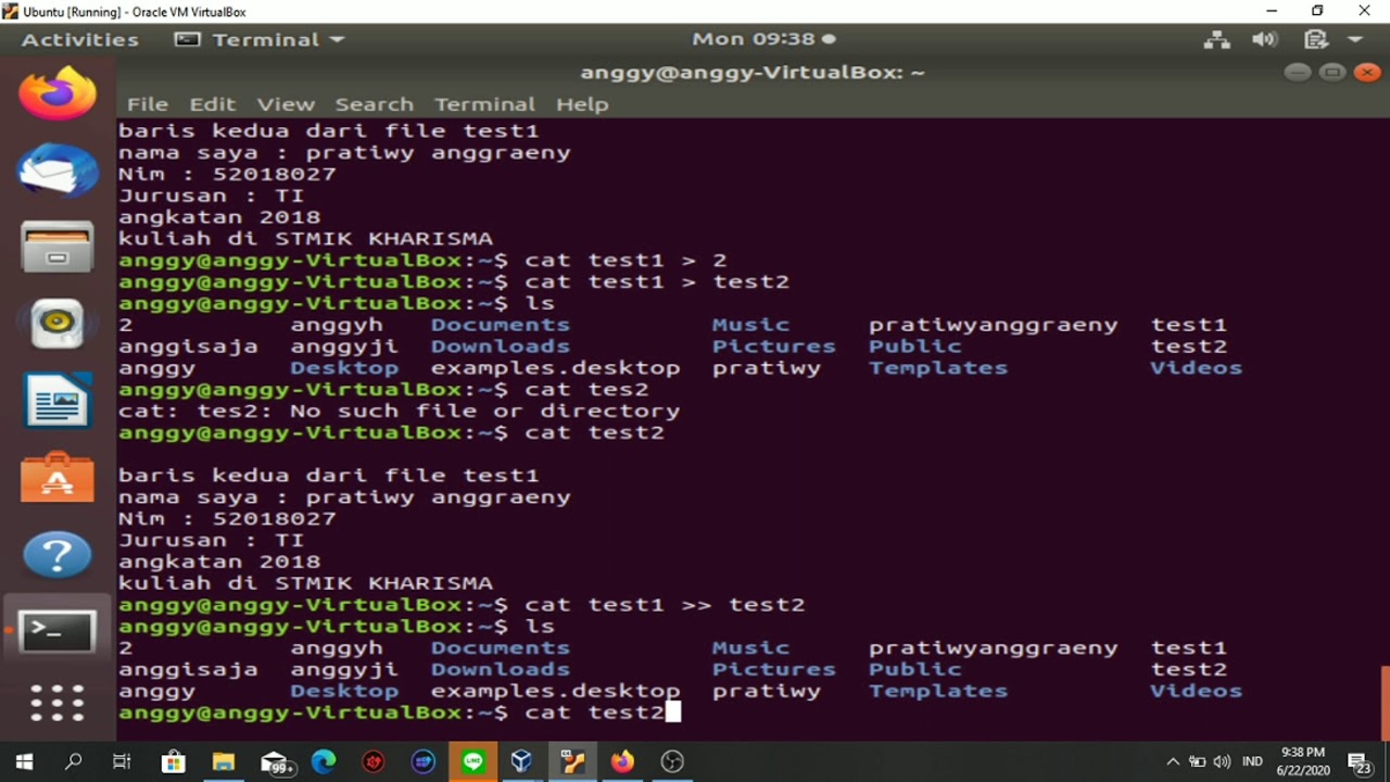 Shell Pada Sistem Operasi Linux Youtube