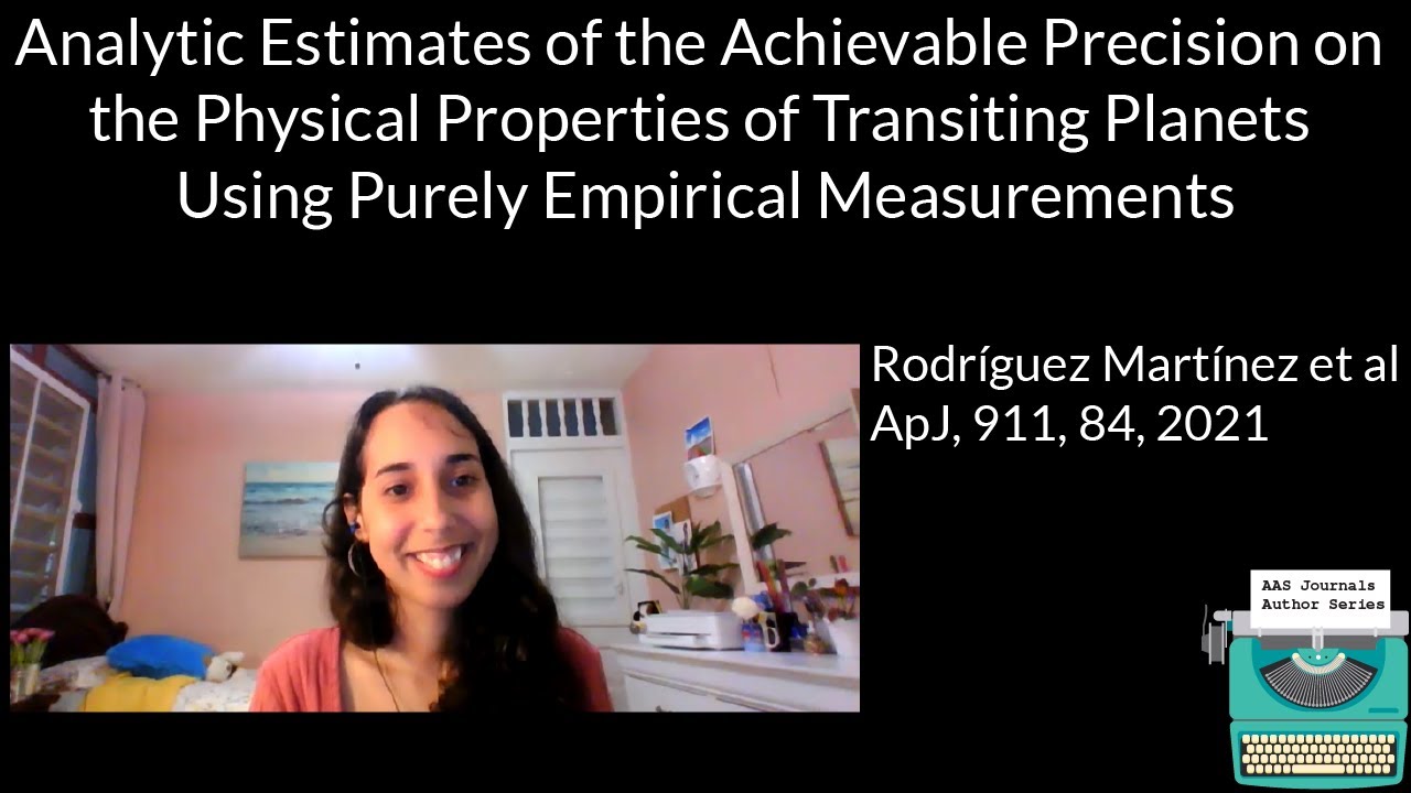 AAS Journal Author Series: Romy Rodríguez Martínez on 2021ApJ…911...84R ...