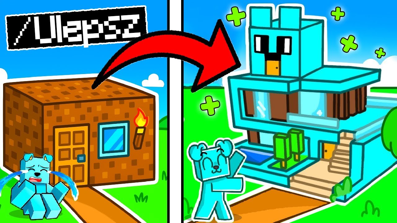 MINECRAFT ale ULEPSZAM MÓJ DOMEK 🏠 - YouTube