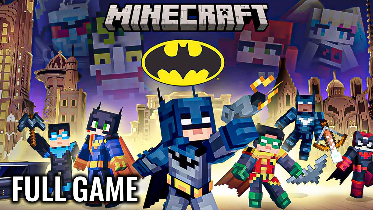 Minecraft x Batman DLC - Full Game Walkthrough - YouTube
