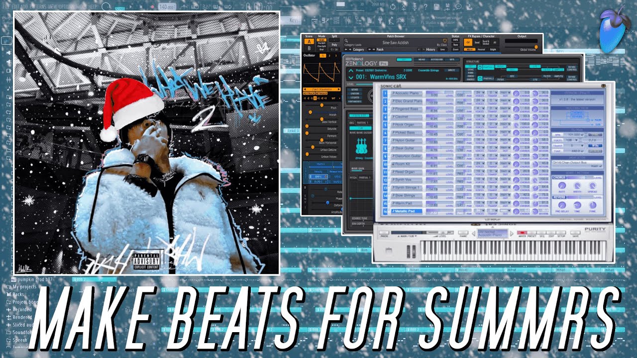 How to make Beautiful Christmas Pluggnb beats for Summrs like Goyxrd ...