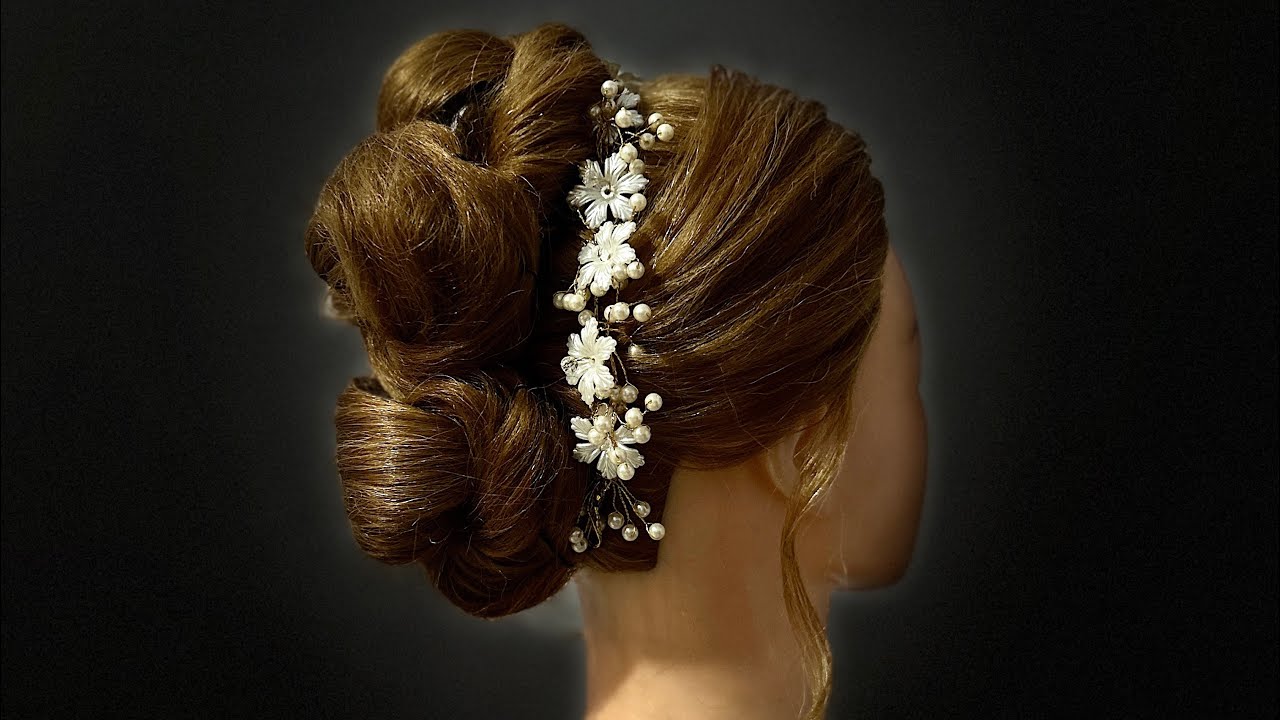 3 Pony bun hairstyle - YouTube