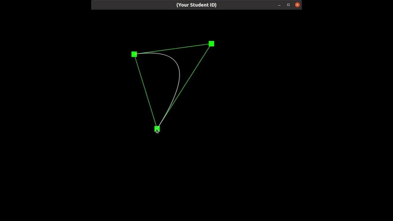 Quadratic Bezier curve - YouTube