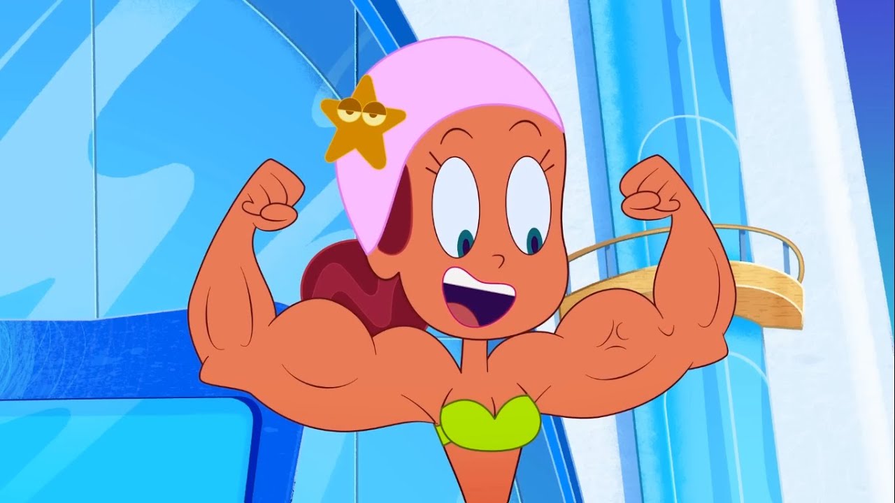 Female Muscle clip 449 - Zig & Sharko - YouTube