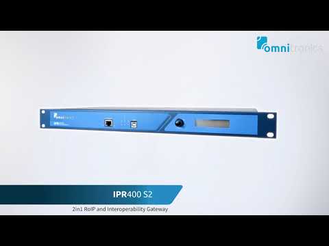 Omnitronics IPR400 S2 RoIP & Interoperability Gateway - YouTube
