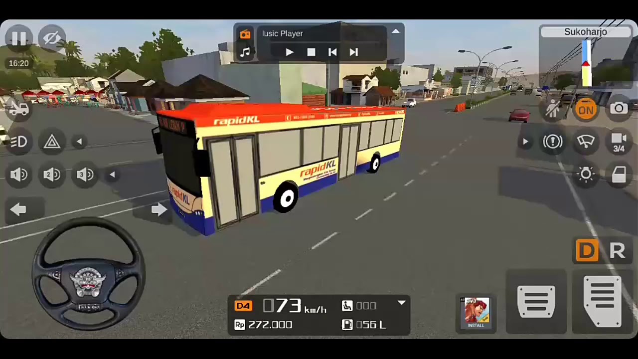 Scania K250 Rapid KL Mod | Bus Simulator Indonesia - YouTube