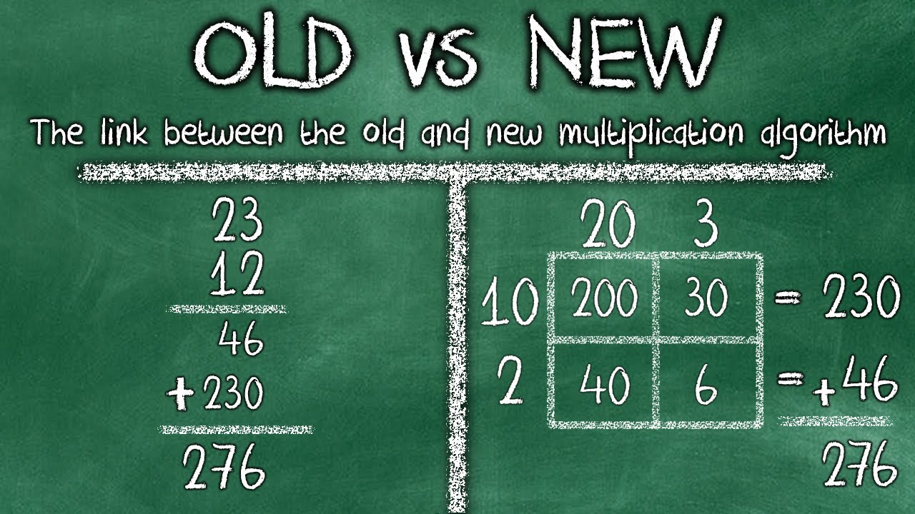 The Link Between Old and New Multiplication Algorithm - YouTube