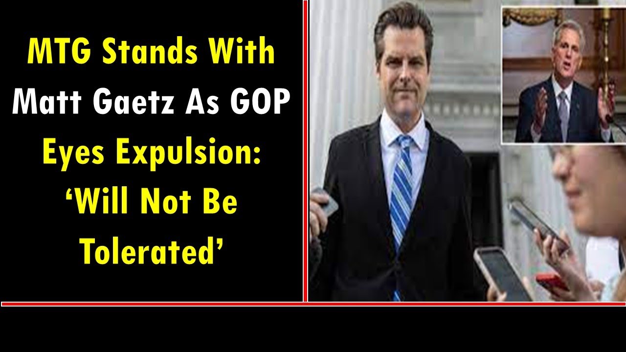 MTG Stands With Matt Gaetz As GOP Eyes Expulsion: ‘Will Not Be ...