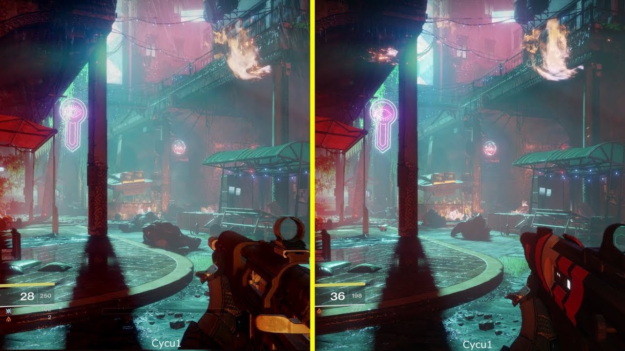 Destiny 2 Beta vs Retail PS4 Pro Graphics Comparison - YouTube