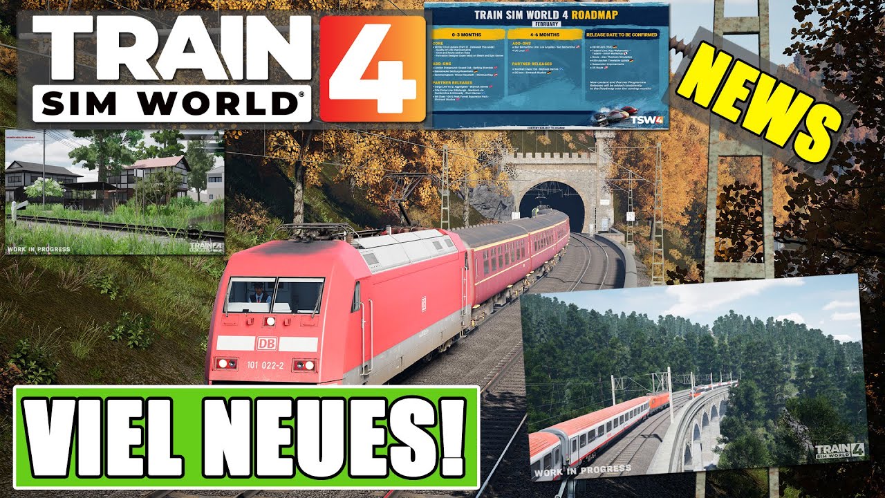 Train Sim World 4 | ROADMAP | Neue DEUTSCHE LOK! | NEUE STRECKEN und ...