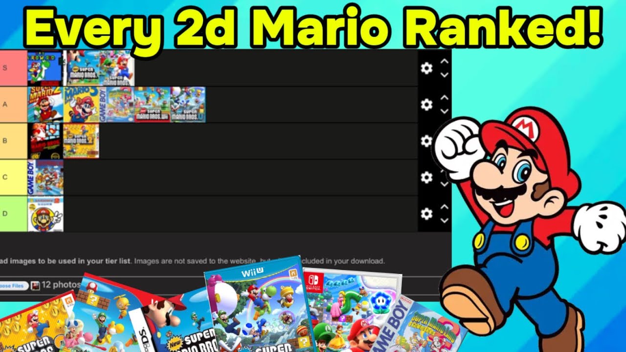 Ranking EVERY 2D Mario Game! - YouTube