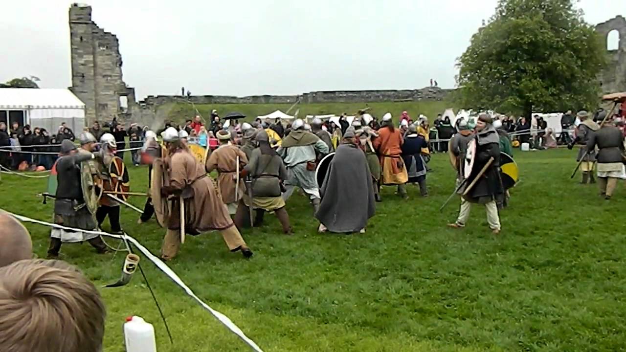 Shield Wall Battle - YouTube