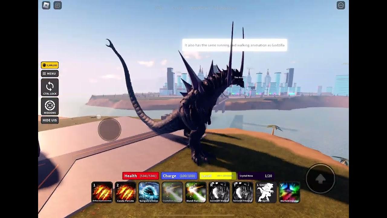 Vargoth the stardeath kaiju in Kaiju universe game video - YouTube