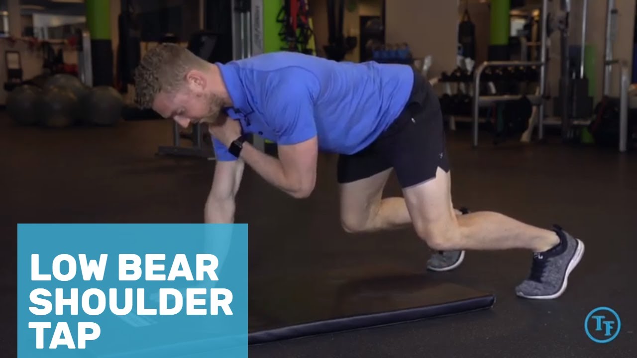 How to do a Low Bear Shoulder Tap - YouTube