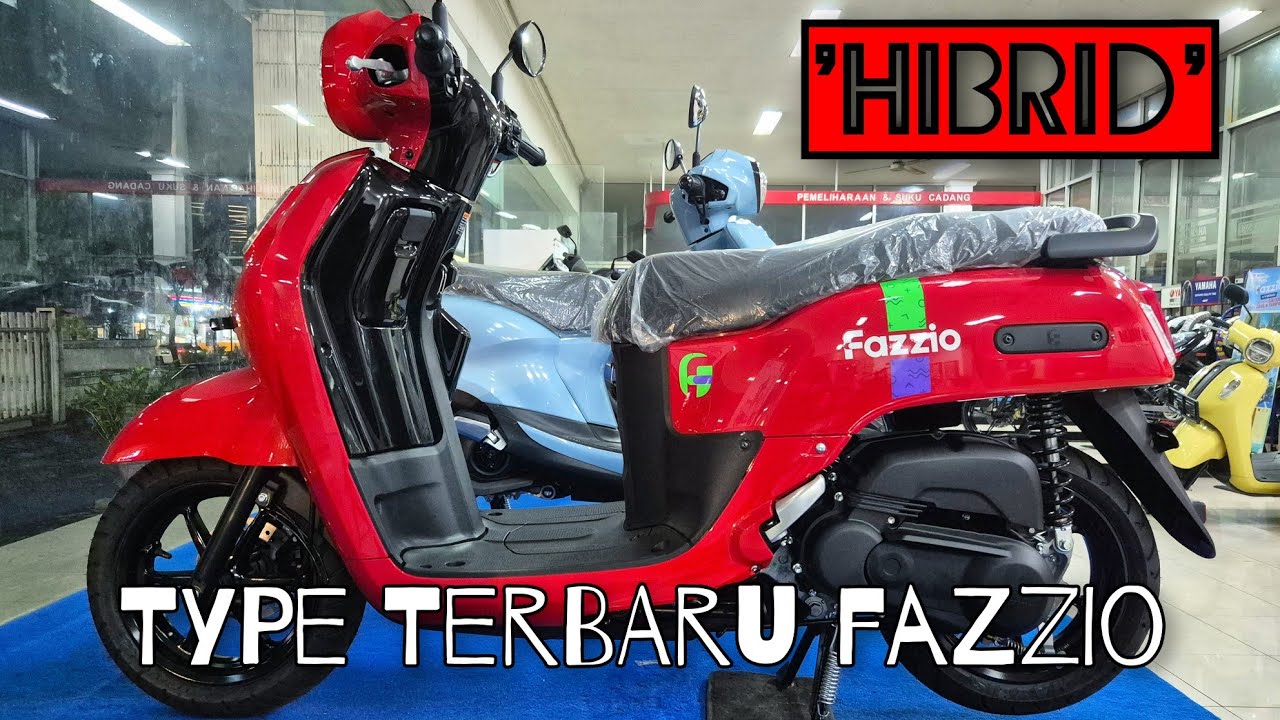 Type Paling MURAH | YAMAHA FAZZIO 'Hybrid' Warna MERAH - YouTube